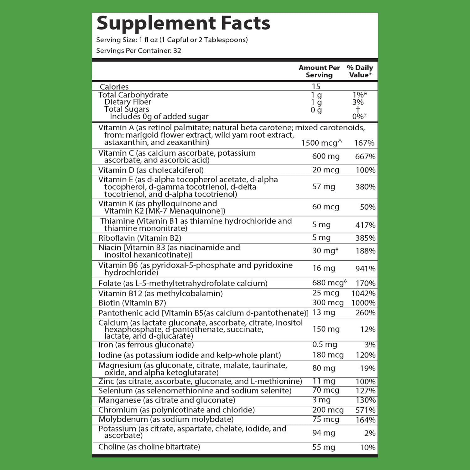 non-GMO multivitamin for men and women