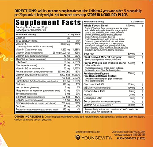 non-GMO multivitamin powder canisters