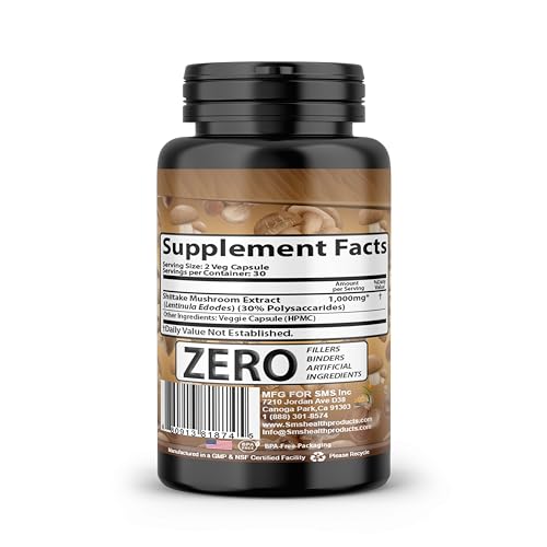 Non-GMO mushroom capsules for health