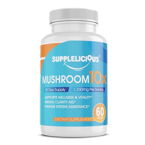 Non-GMO mushroom capsules for immunity