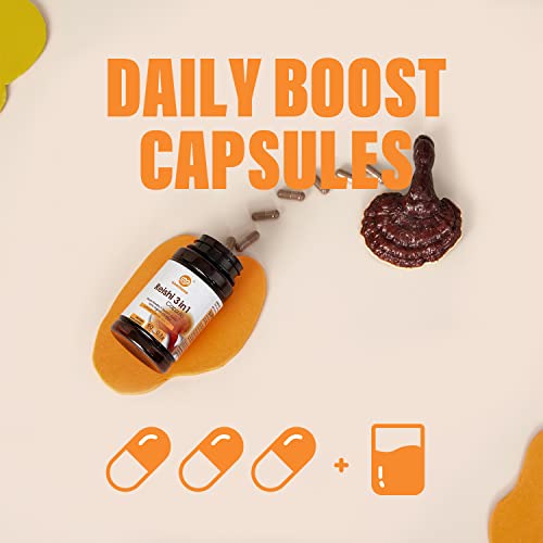 non-GMO mushroom capsules for vitality