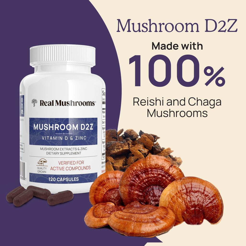 Non-GMO mushroom capsules for vitality