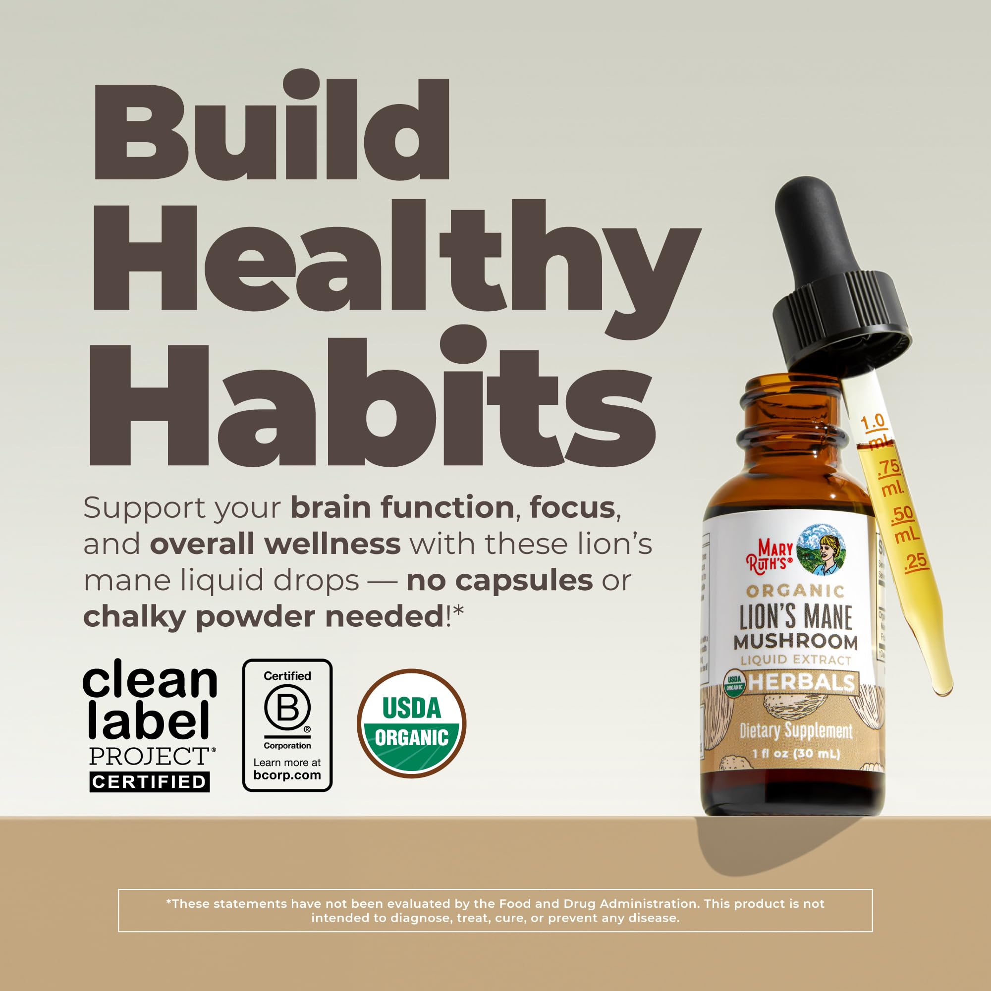 non-GMO mushroom extract for memory