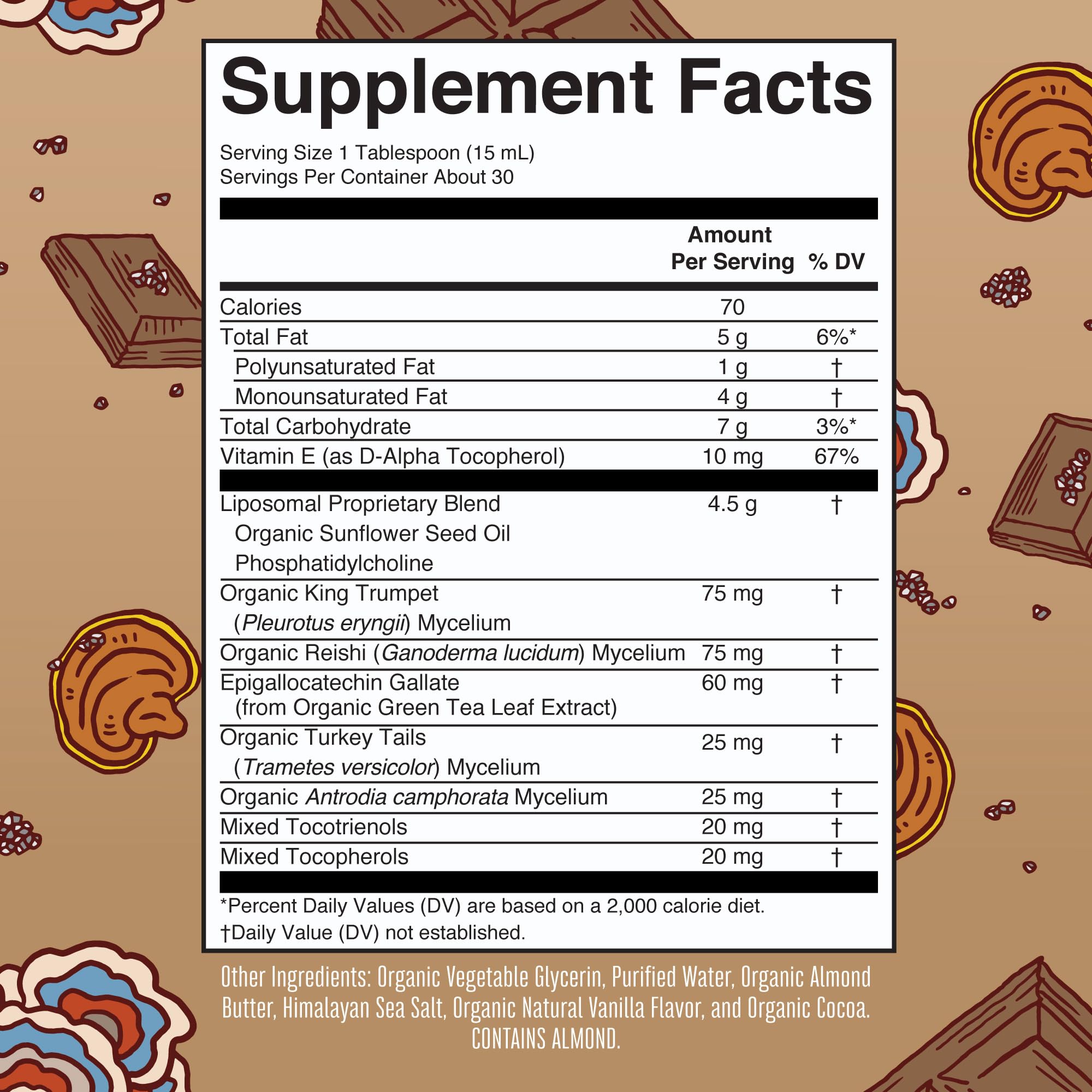 Non-GMO mushroom extract for vitality