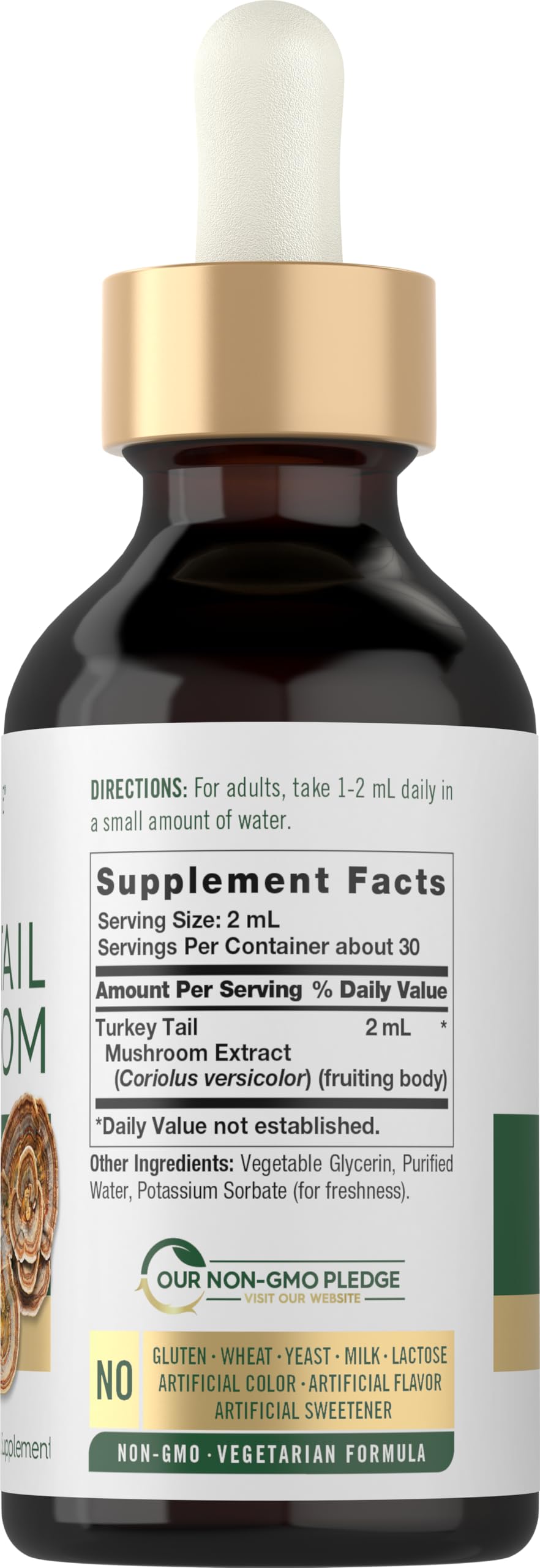 non-GMO mushroom supplement drops