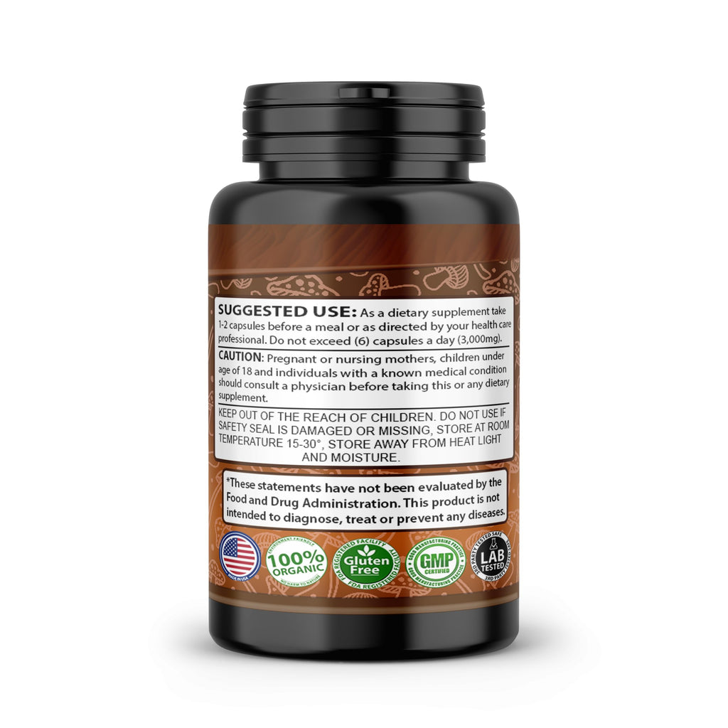 Non-GMO mushrooms for health support