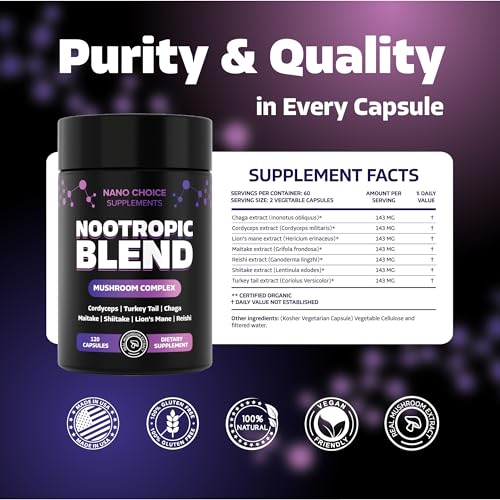 Non-GMO mushrooms for mental clarity