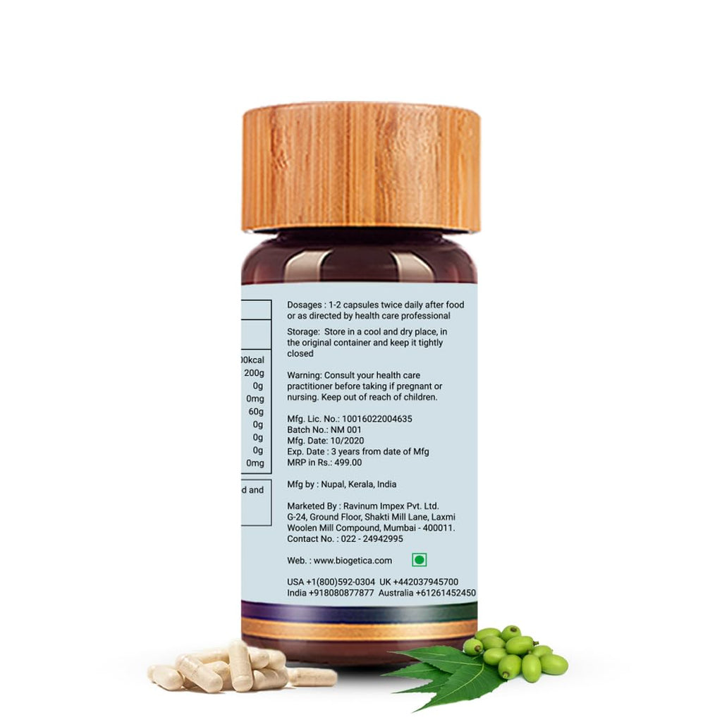 non-GMO neem health supplement