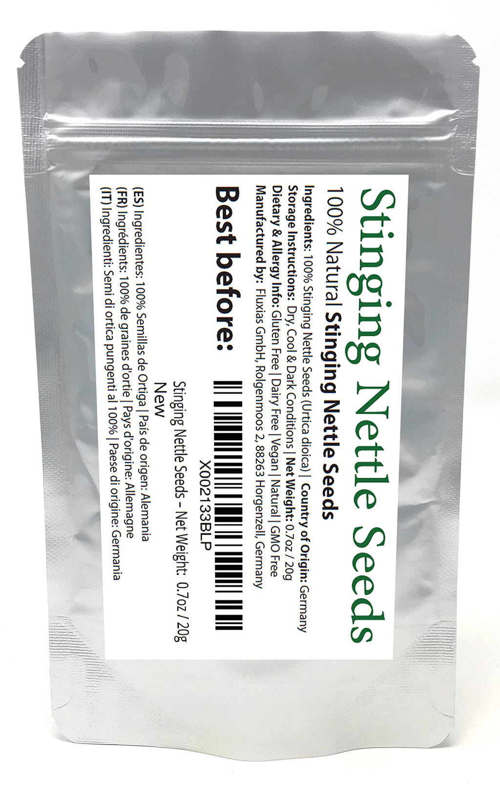 non-GMO nettle protein source