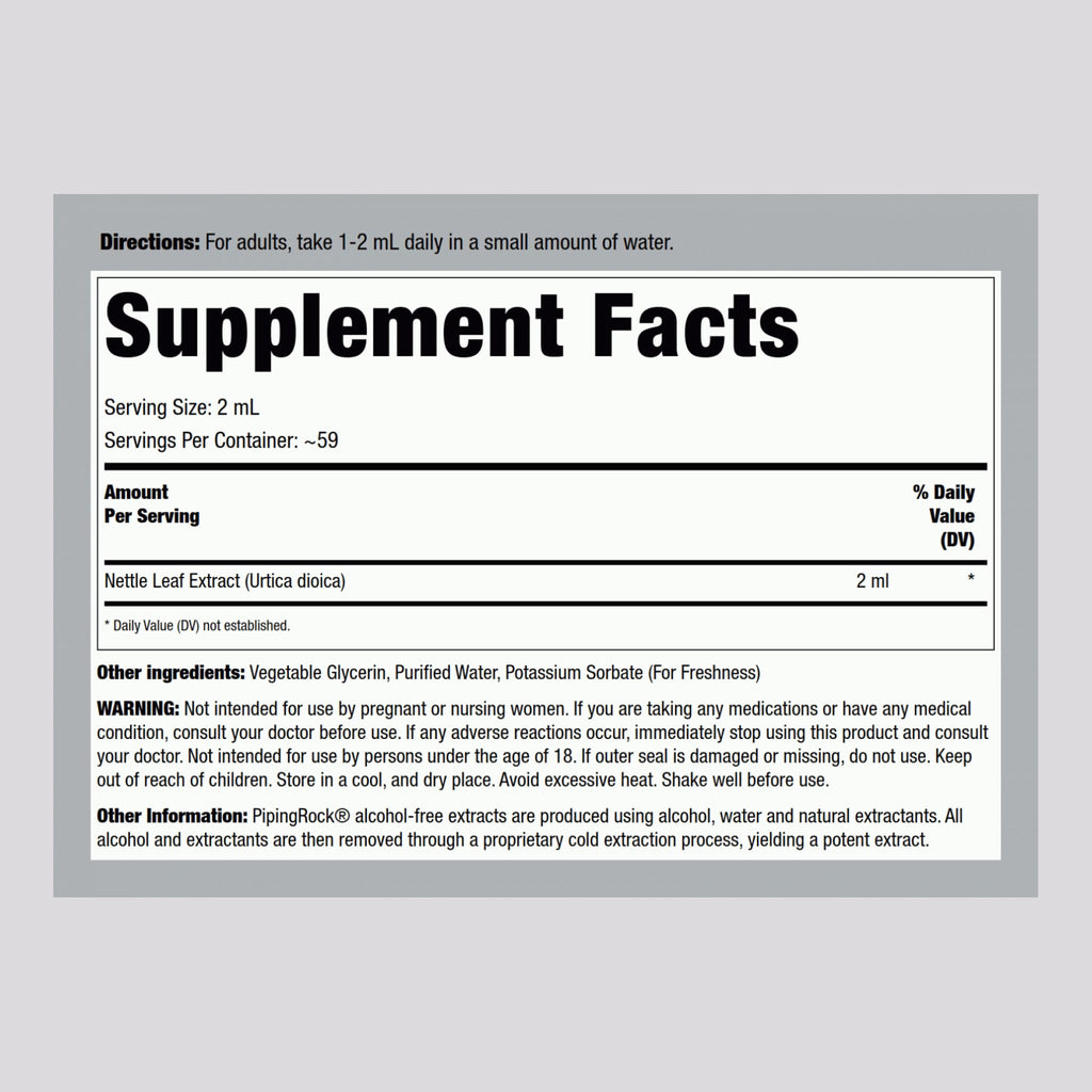 non-GMO nettle supplement benefits