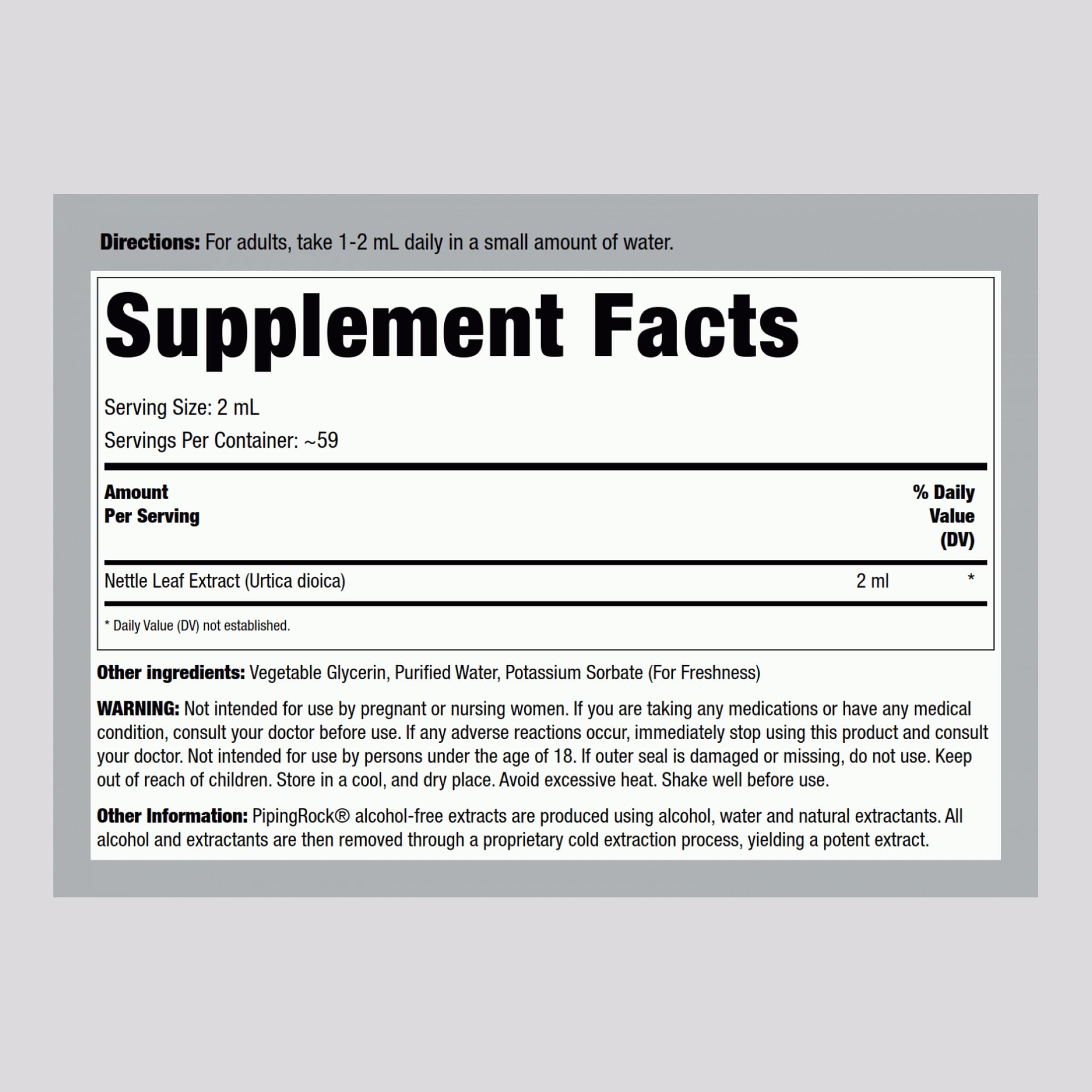 non-GMO nettle supplement benefits