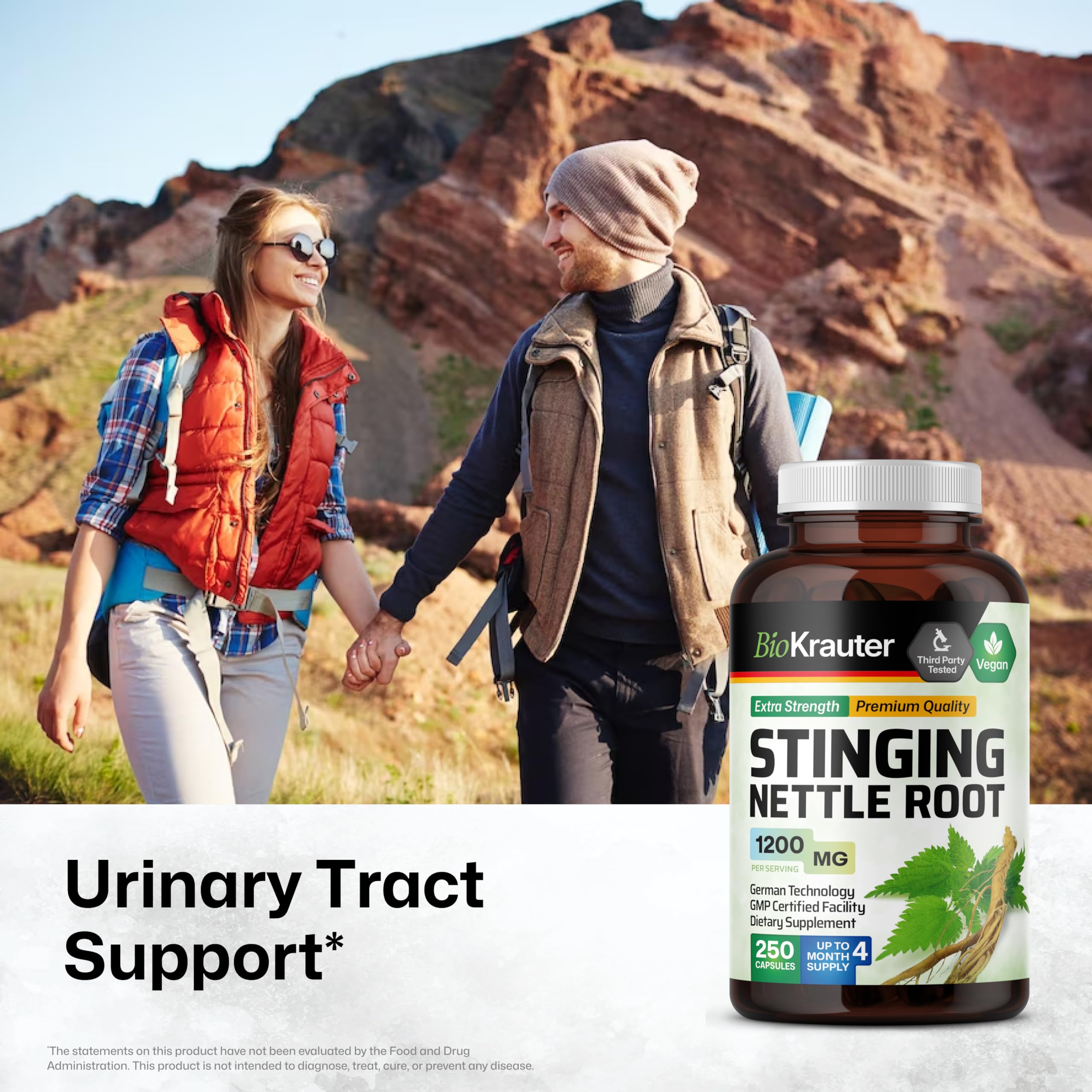 non-GMO nettle supplement for health
