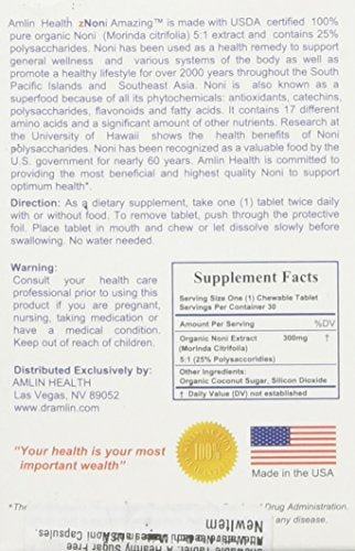 non-GMO noni tablets for wellness