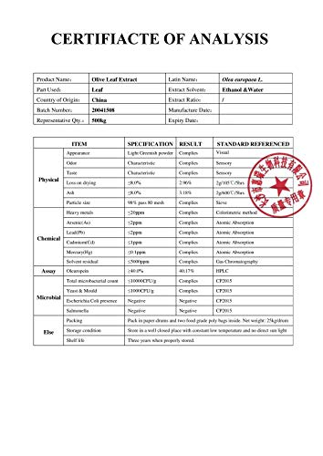 non-GMO olive leaf powder Canada