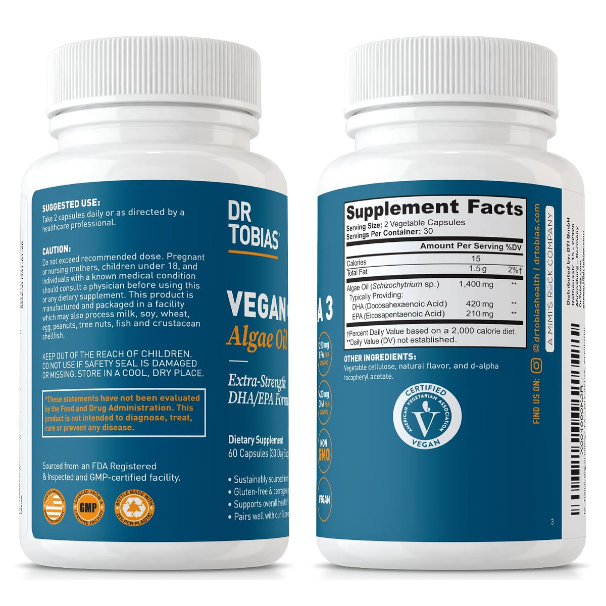 non-GMO omega 3 for vegans