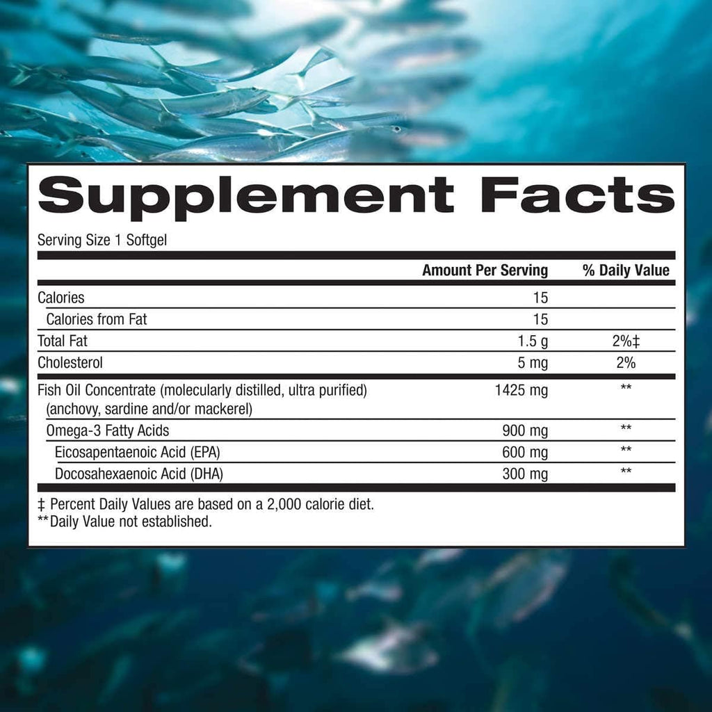 Non GMO Omega-3 softgels for heart health