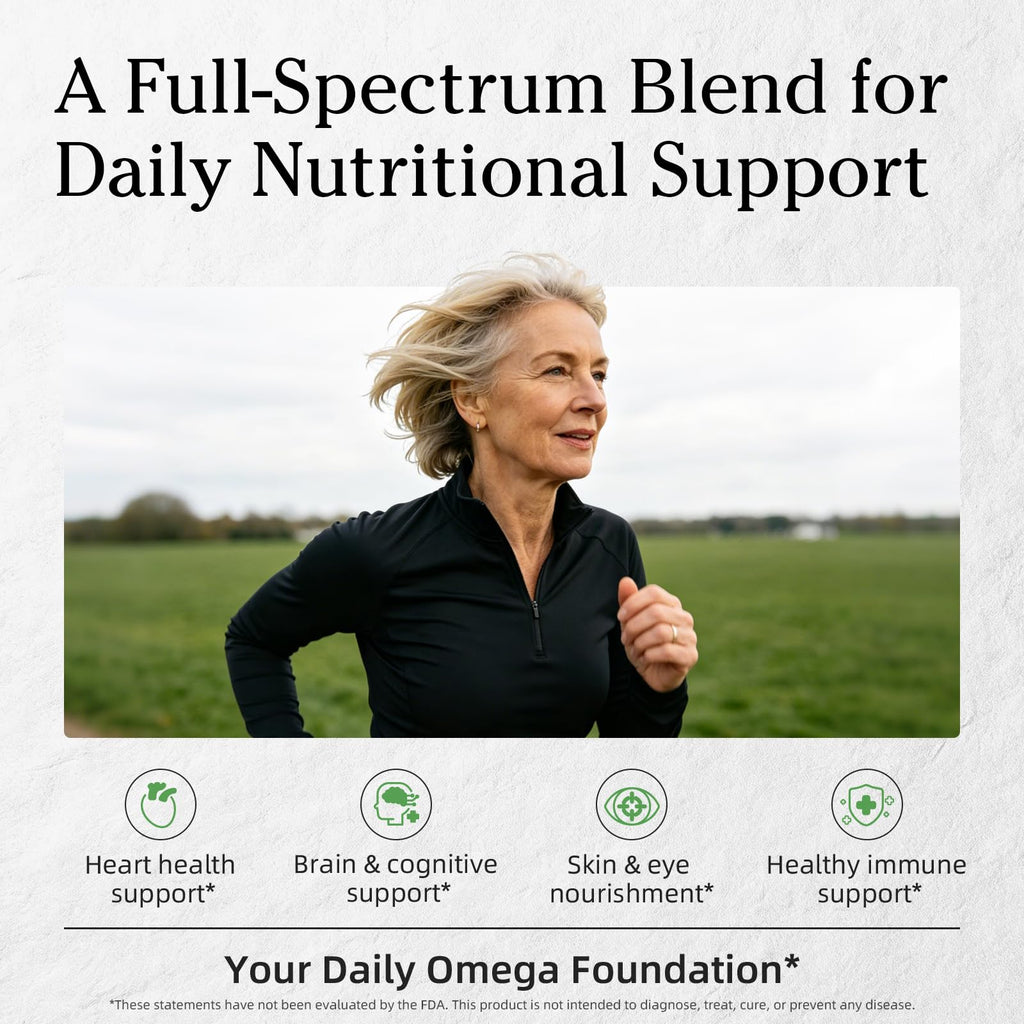 non-GMO omega softgels for vitality
