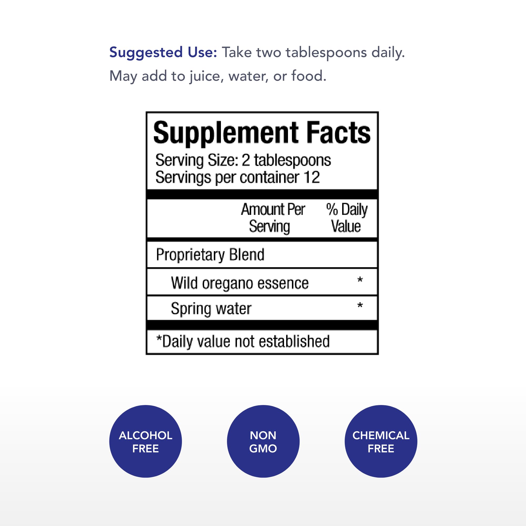 non-GMO oregano oil for wellness