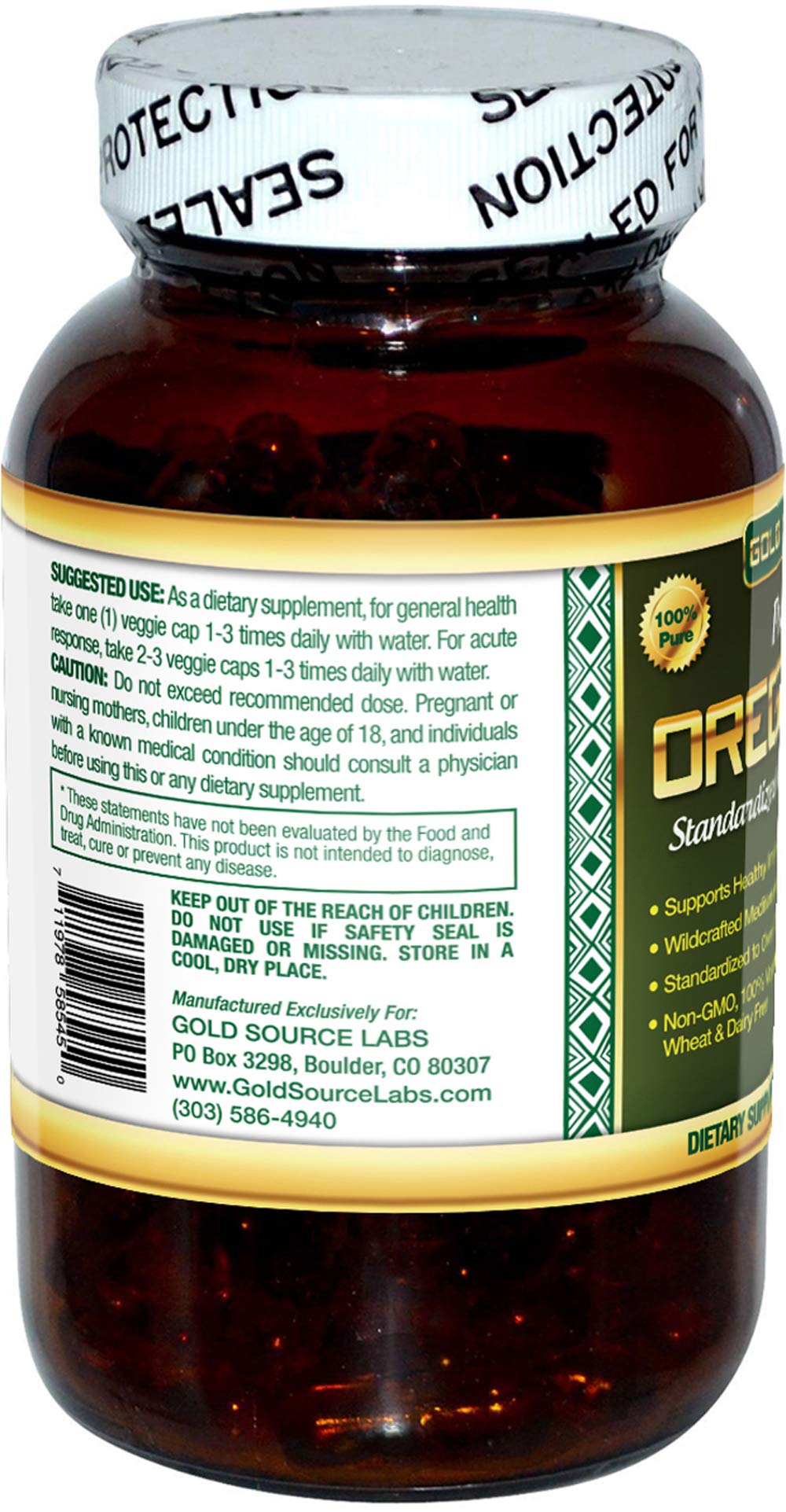 Non-GMO oregano oil for wellness