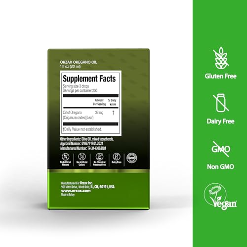 non-GMO oregano oil with olive oil