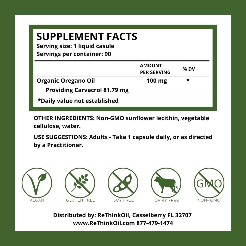 non-GMO oregano supplement benefits