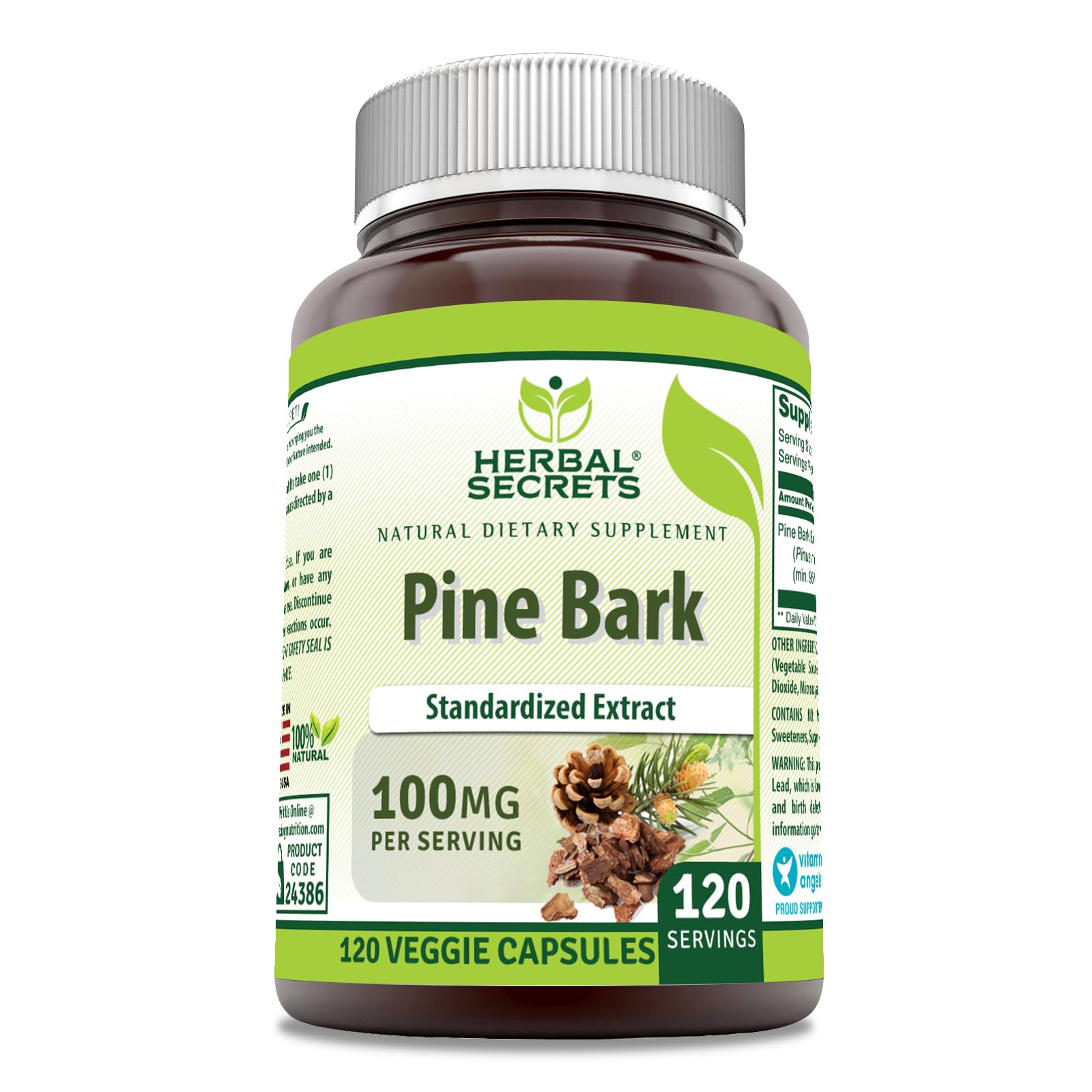 Non-GMO Pine Bark Extract capsules