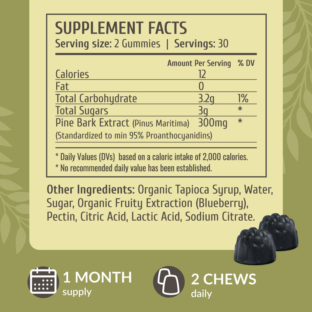 non-GMO Pine Bark gummies