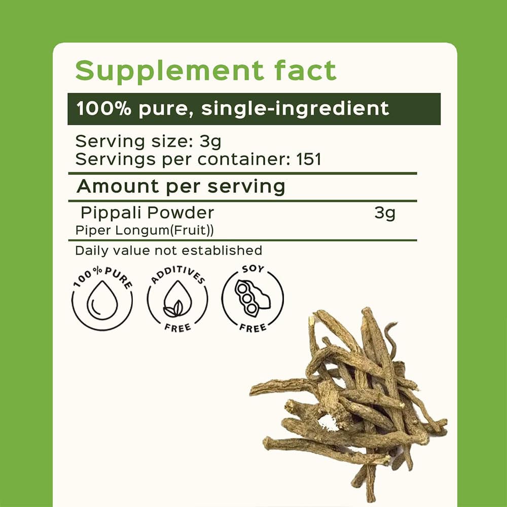 non-GMO pippali herbal supplement