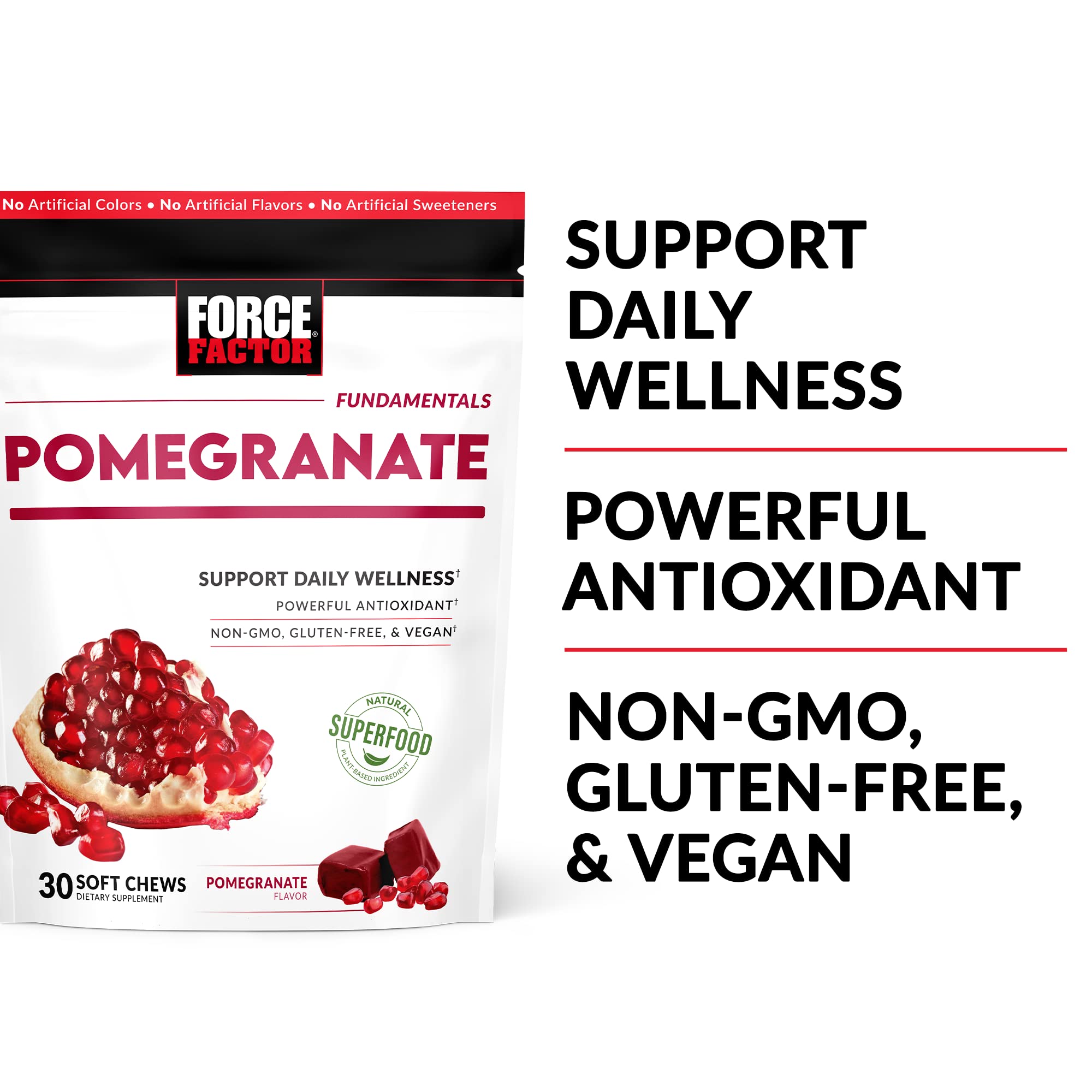 non-GMO pomegranate chews