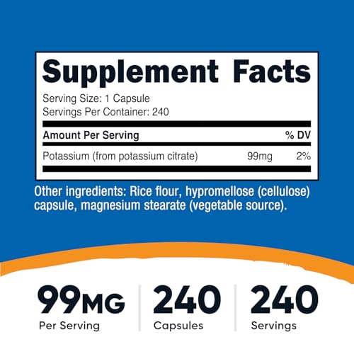Non-GMO potassium citrate for wellness