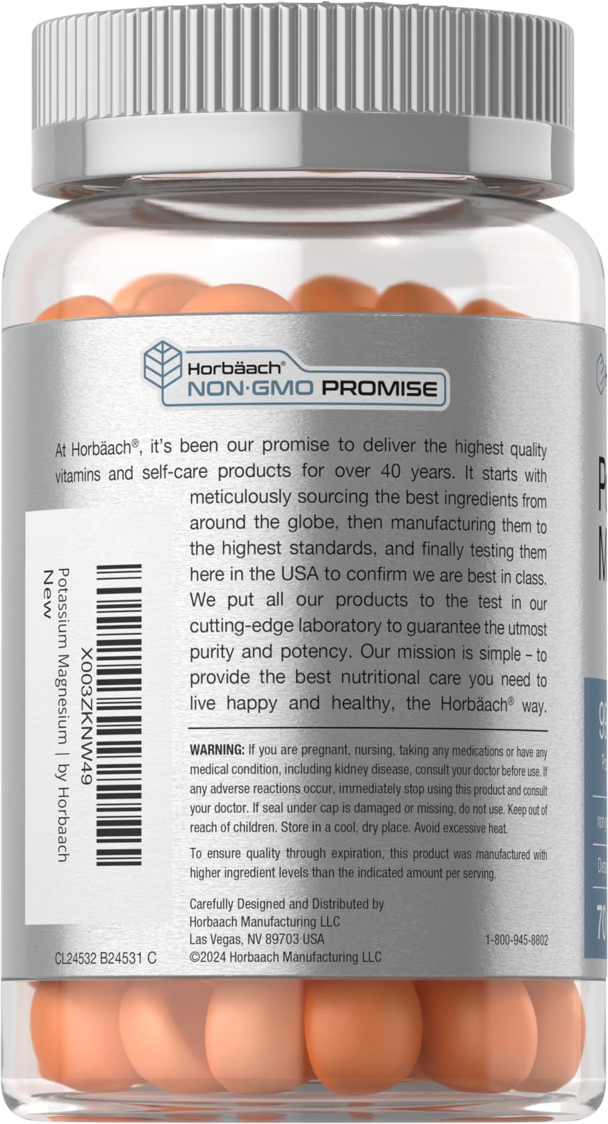 non-GMO potassium magnesium for wellness