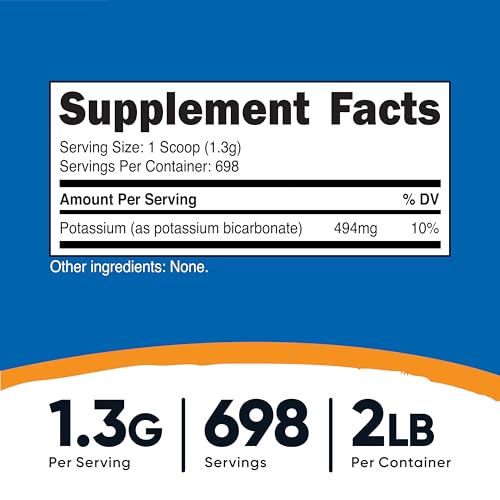 non-GMO potassium supplement for energy