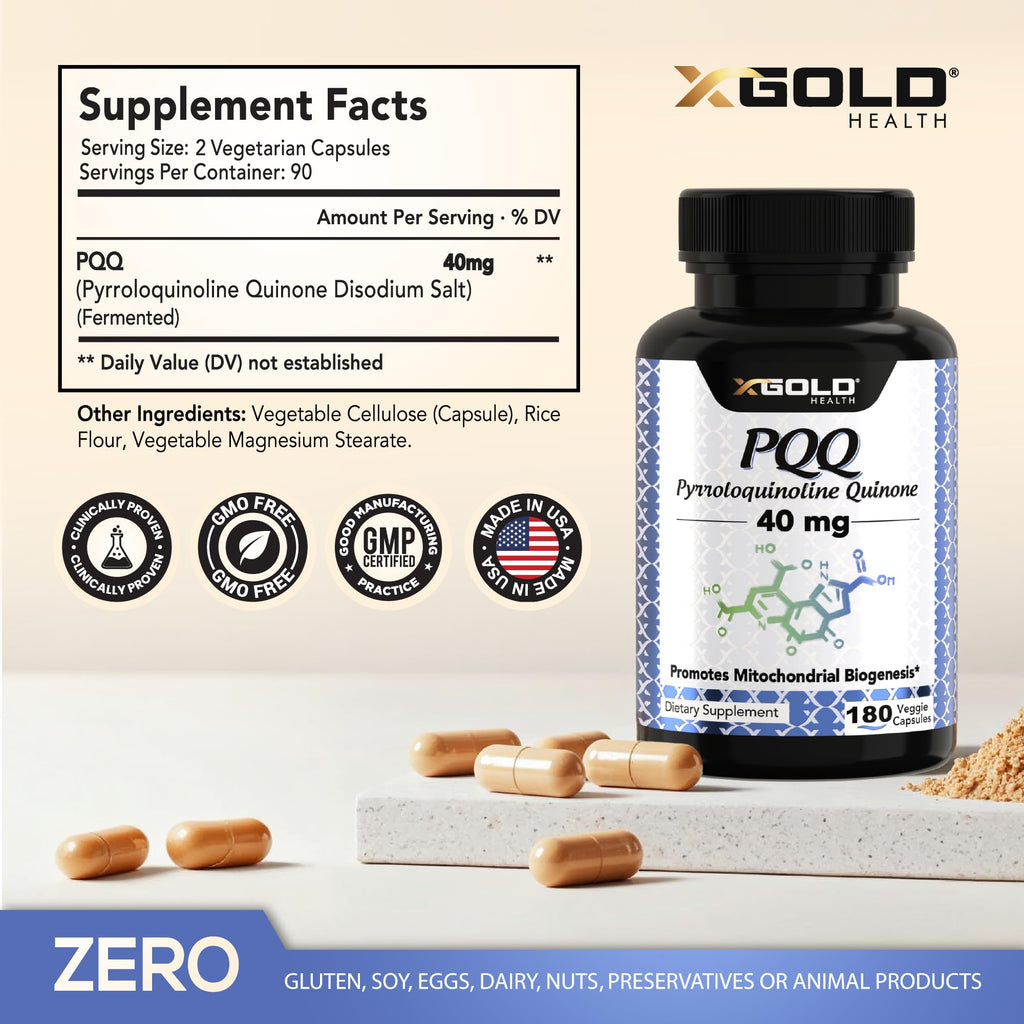 non-GMO PQQ capsules for brain health