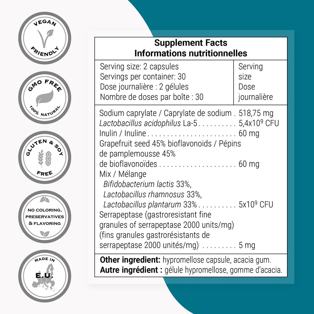 non-GMO probiotics for intestinal support
