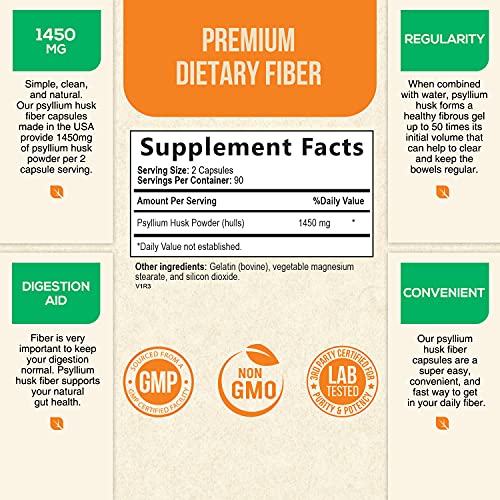 Non-GMO psyllium for gut health