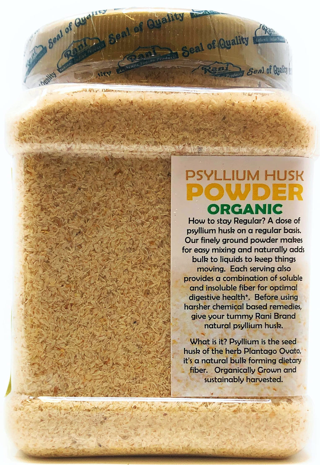 non-GMO psyllium for healthy lifestyle