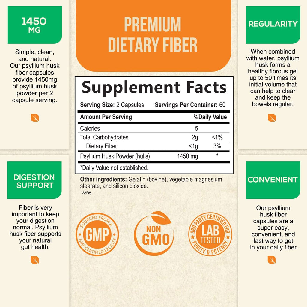 Non-GMO psyllium husk benefits