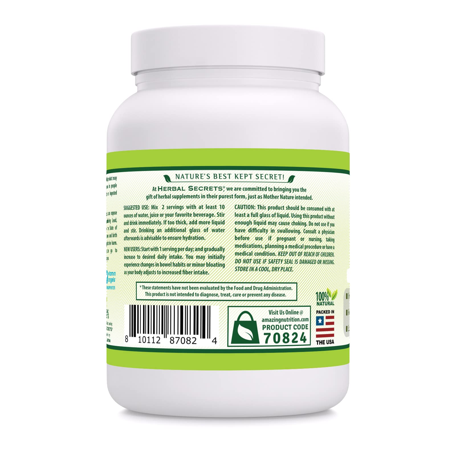 non-GMO psyllium husk for gut health
