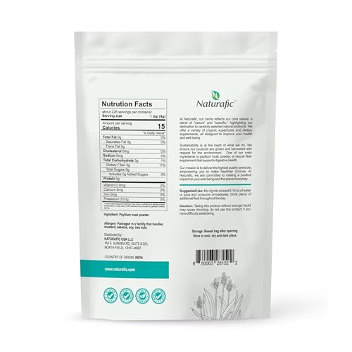 Non-GMO psyllium husk for regularity