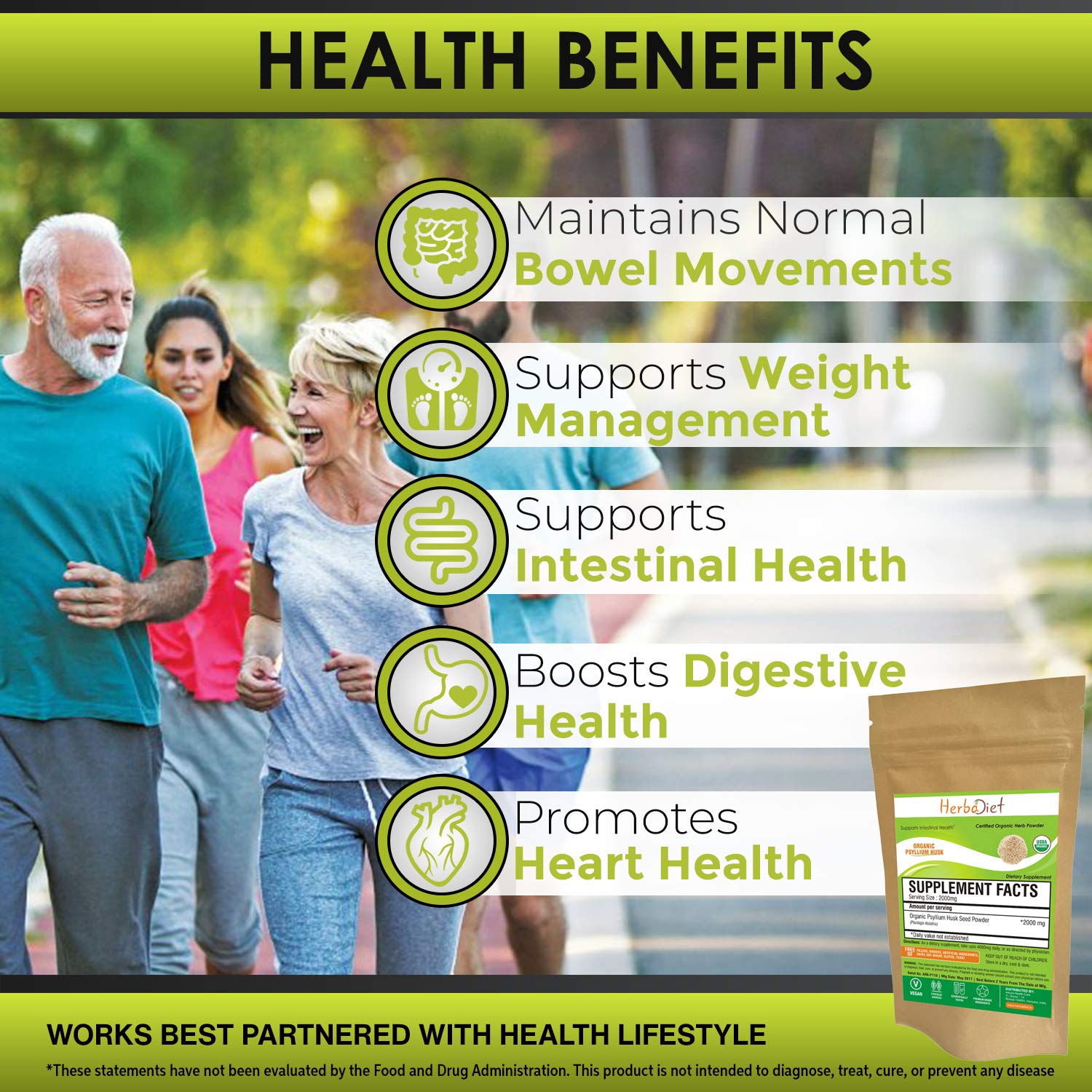 non-GMO psyllium husk powder