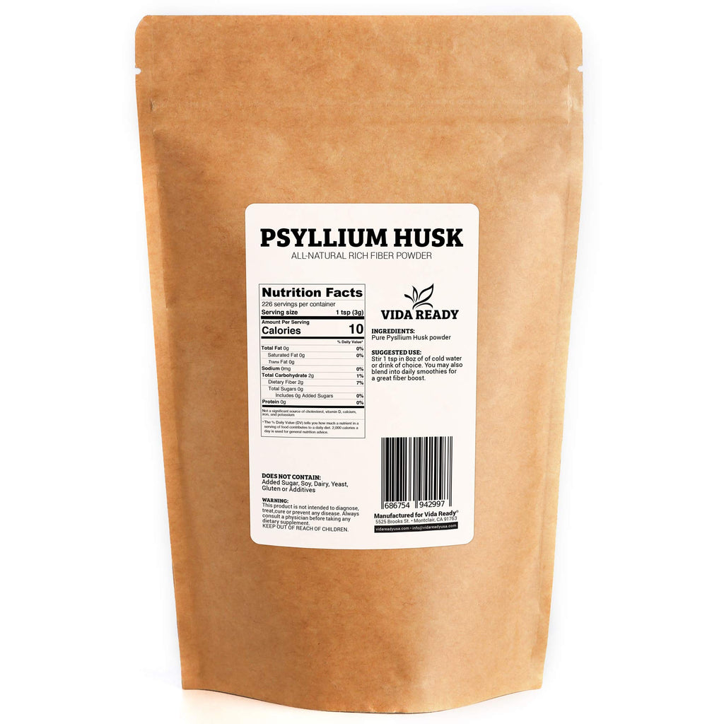 non-GMO psyllium supplement for health