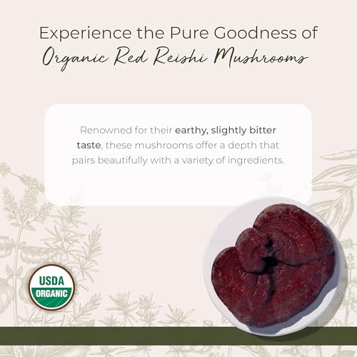 non-GMO red reishi mushroom uses