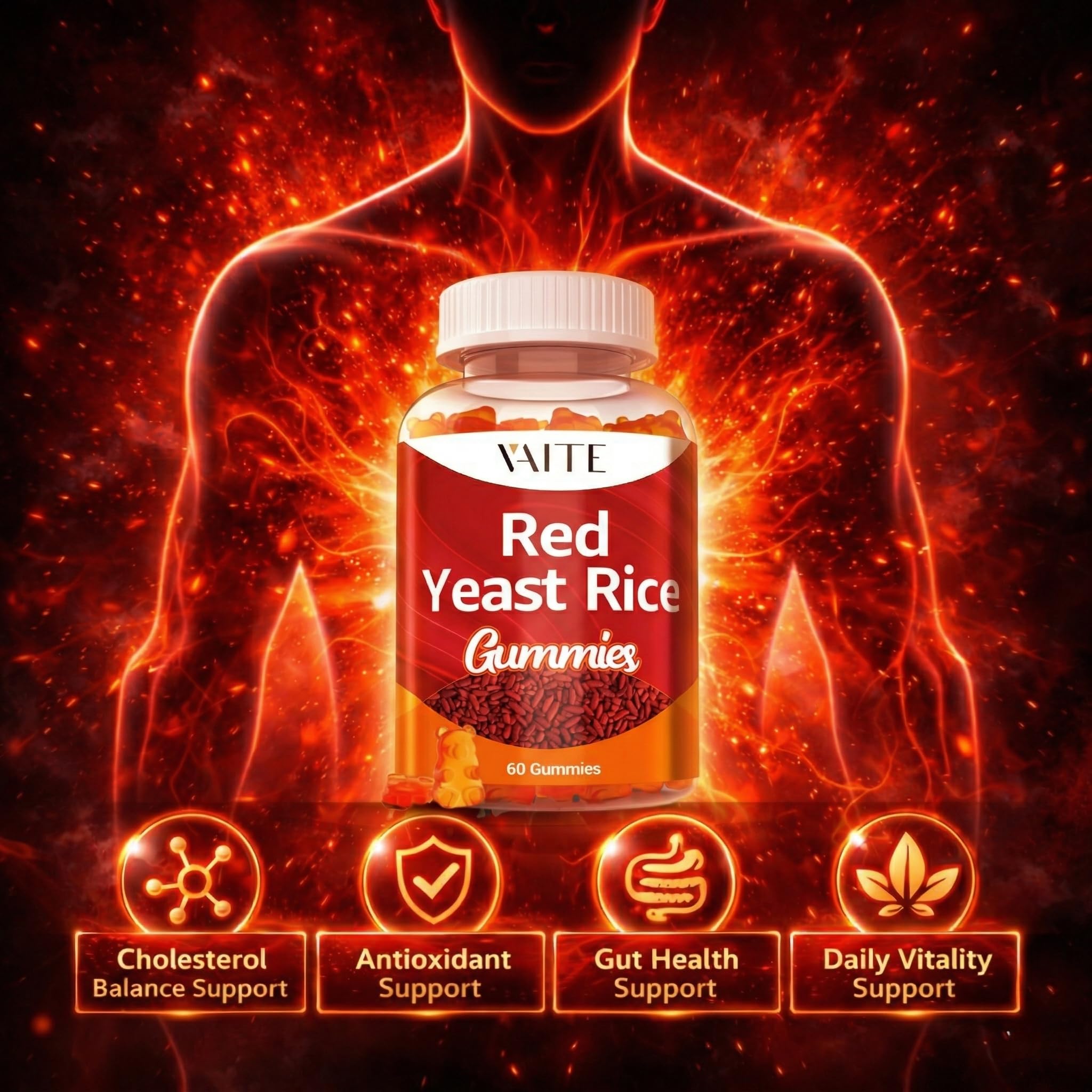 non-GMO red yeast rice for heart health