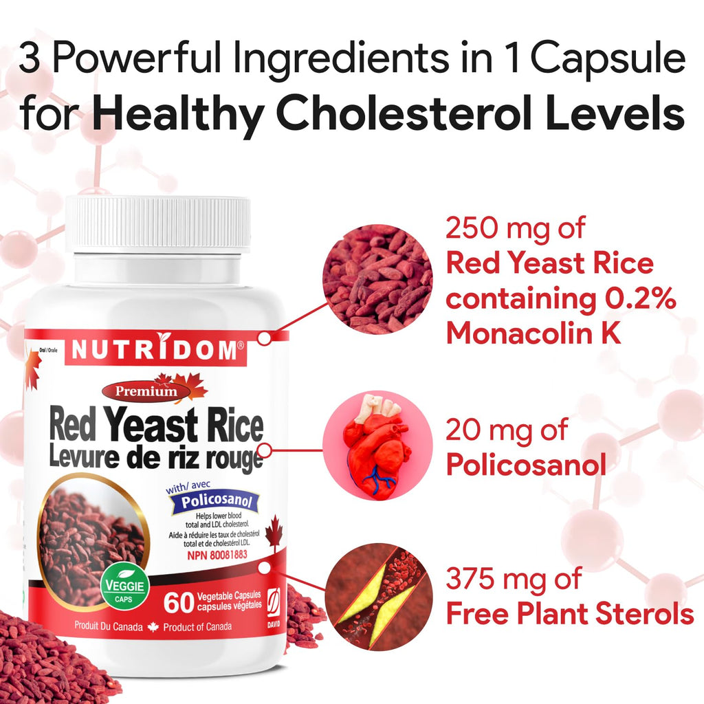 non-GMO red yeast rice supplement