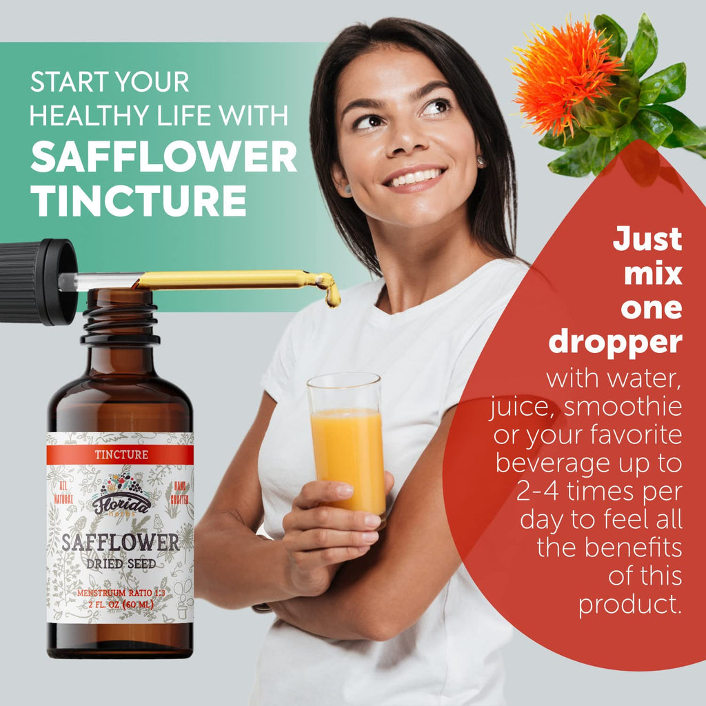non-GMO safflower tincture for vitality