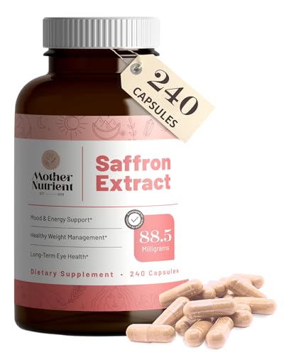 Non-GMO saffron capsules for vitality