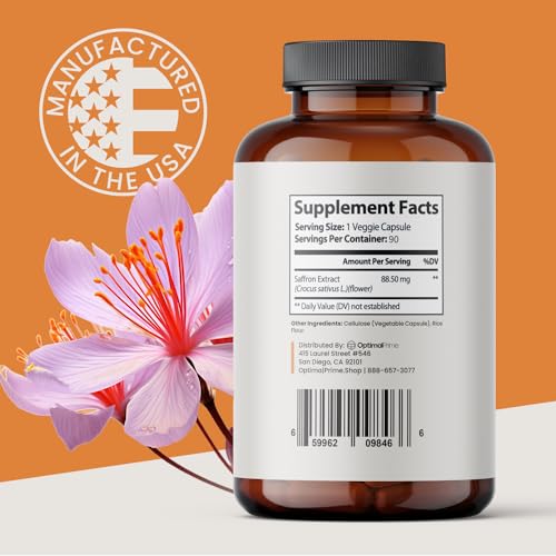 Non-GMO saffron capsules for wellness