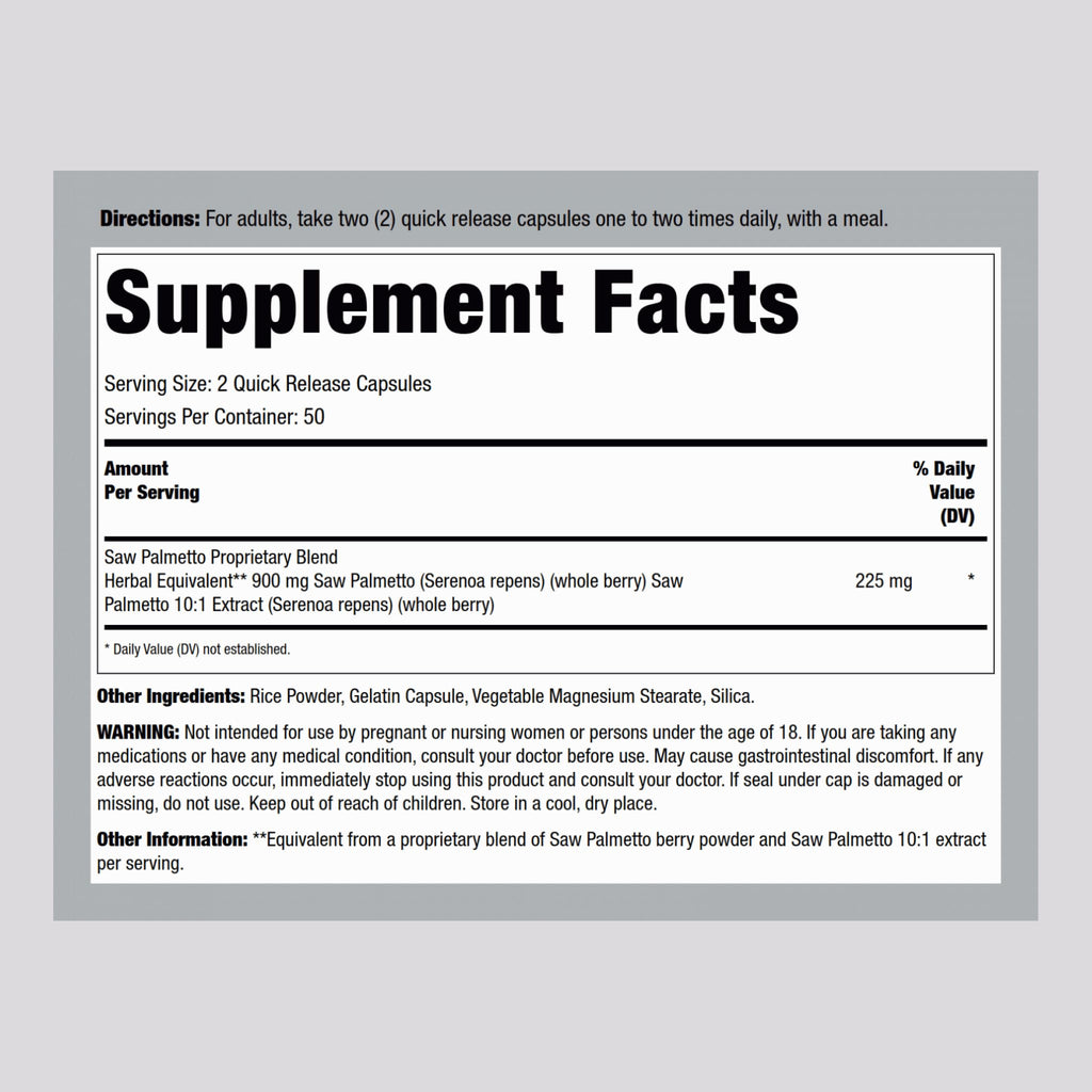 non-GMO saw palmetto for men