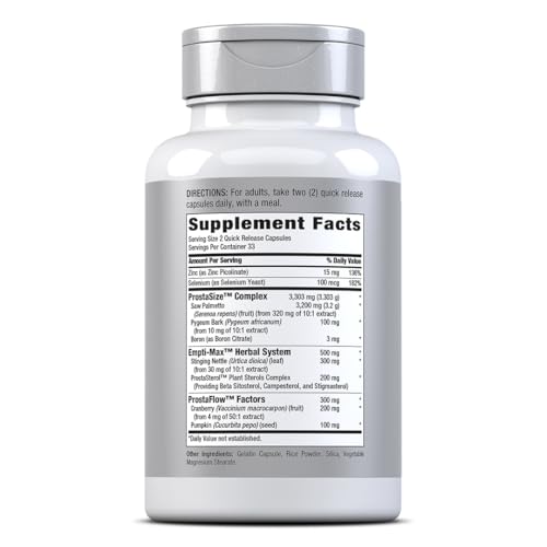 Non-GMO saw palmetto supplement
