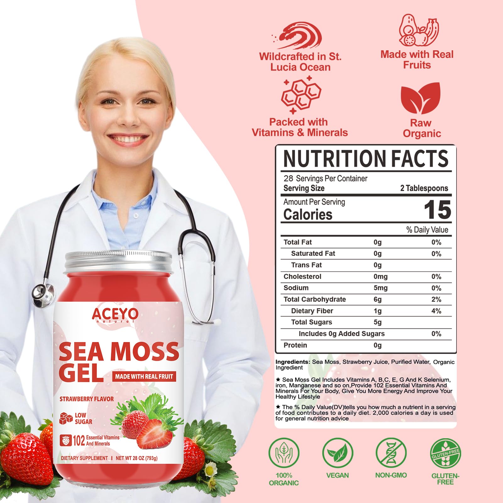 non-GMO sea moss gel option